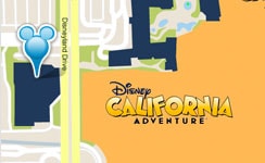 Paradise Pier Disneyland Resort Map